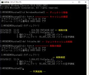 フォントキャッシュ削除のご案内 | fontUcom